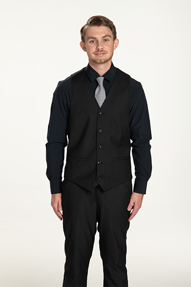 Men's Server/ SA Vest Black – CMR Uniform Store